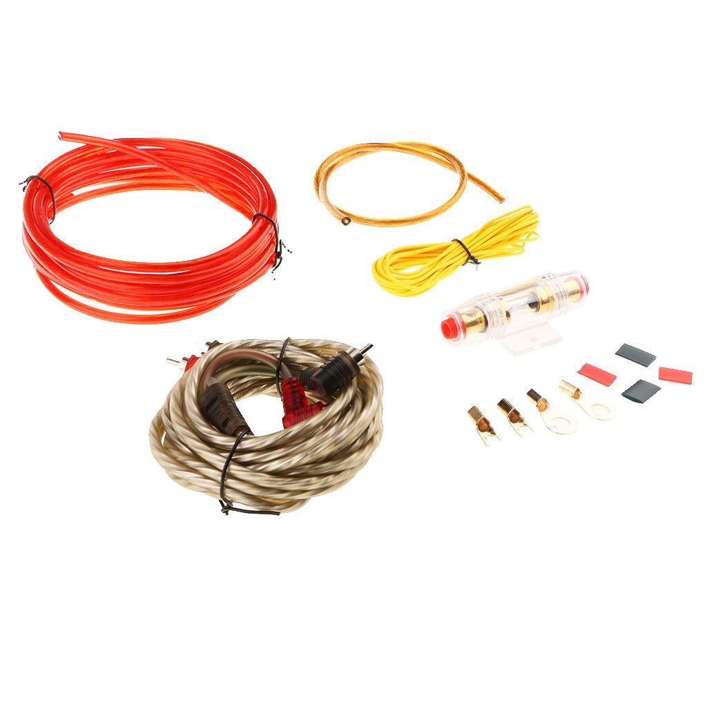 Car Amplifier Wiring Kit Audio Subwoofer Sub Power... – Vicedeal