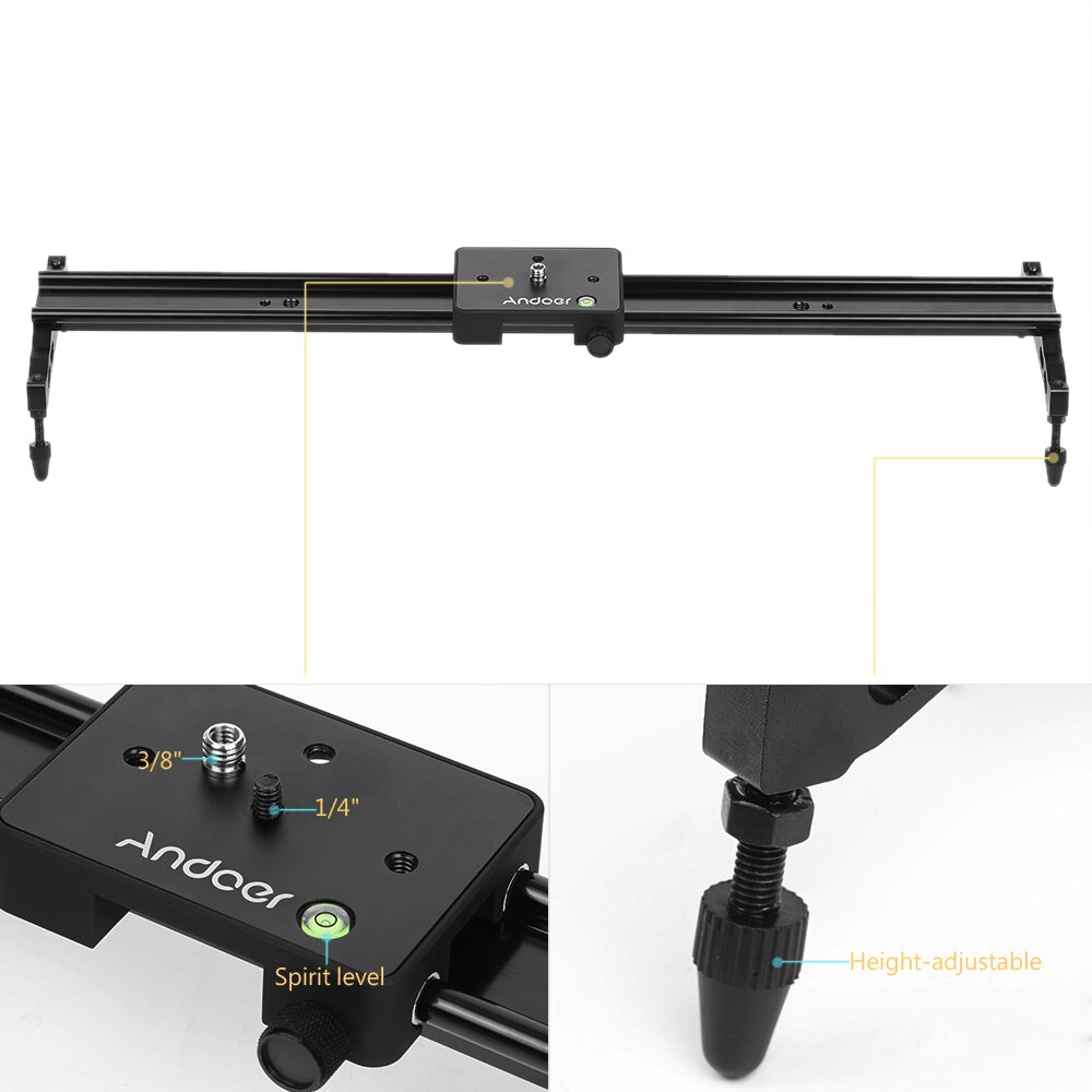 Andoer 80cm Aluminum Video Track Slider Dolly Trac... – Vicedeal