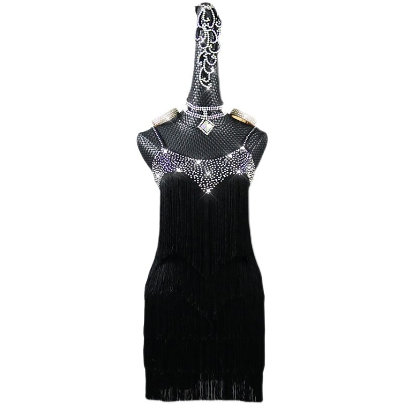 Latin Dance Dress Woman Sexy Tassel Chacha Tango D Grandado