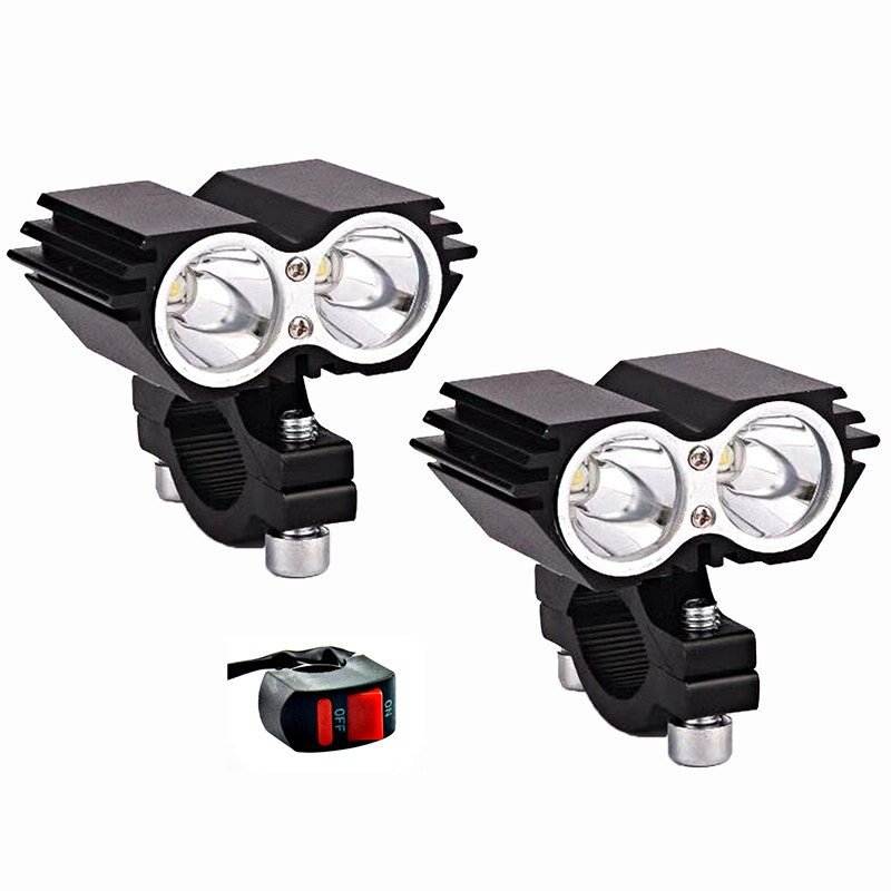 Motorcycle Headlights work lights led moto Auxilia... – Grandado