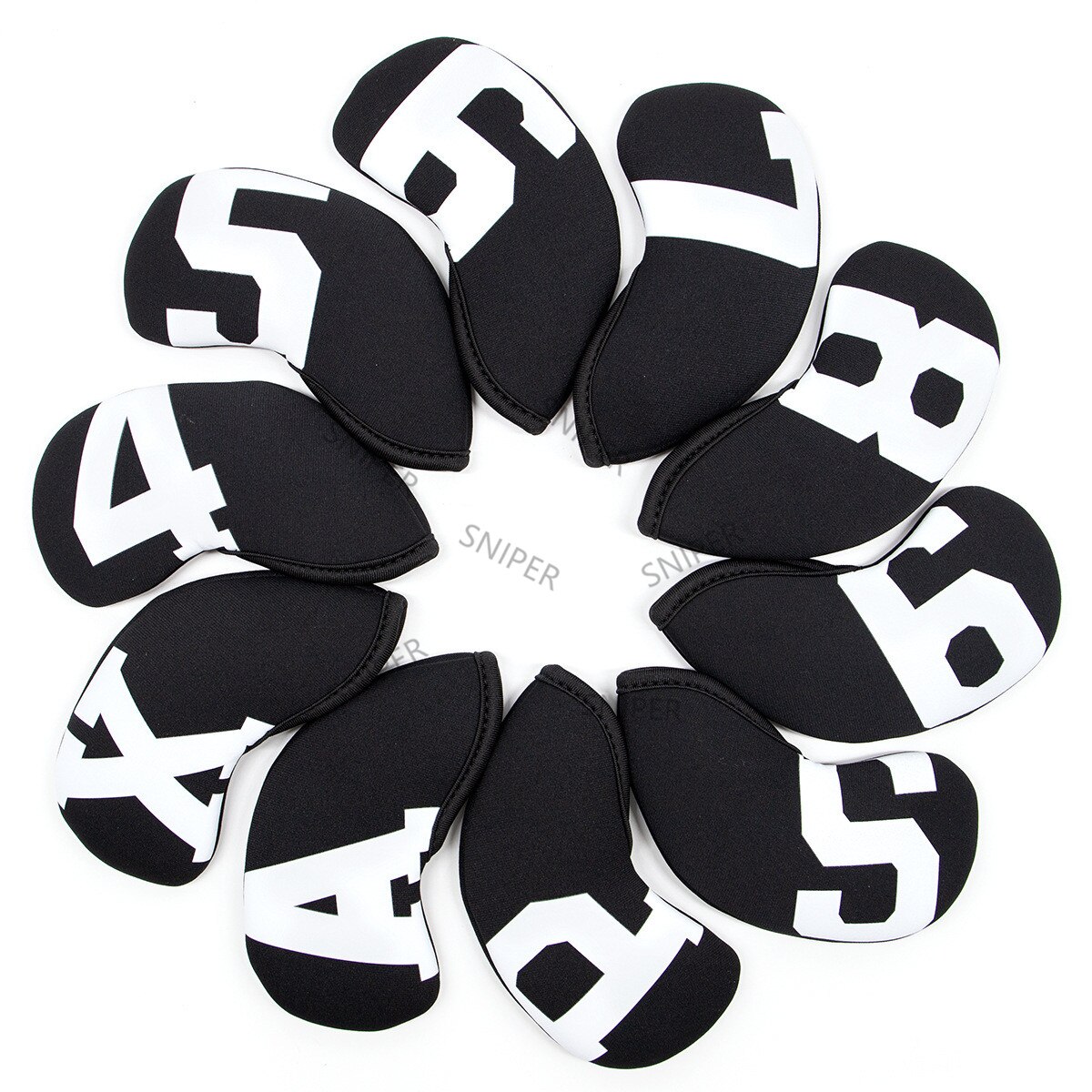 10pcs/set Waterproof Neoprene Golf Club Iron Cover... – Grandado