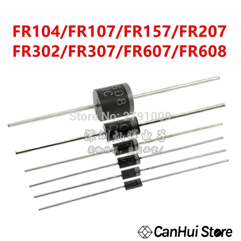 20/50 Pcs FR104 FR107 FR157 FR207 FR304 FR307 FR60... – Vicedeal