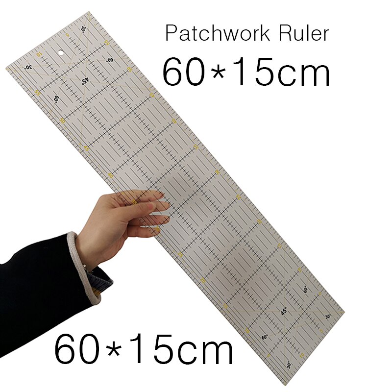 1 Pcs 60x15x0.3cm Acrylic Patchwork Aligned Ruler ... – Vicedeal