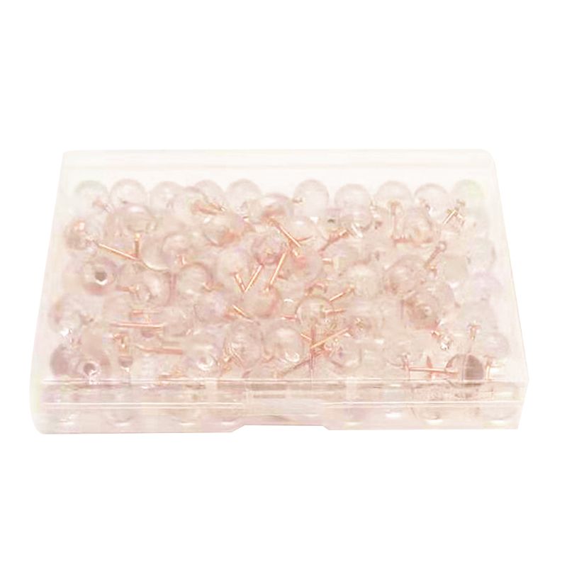 200 Pack Push Pins Rose Gold Map Tacks Large Size ... – Vicedeal