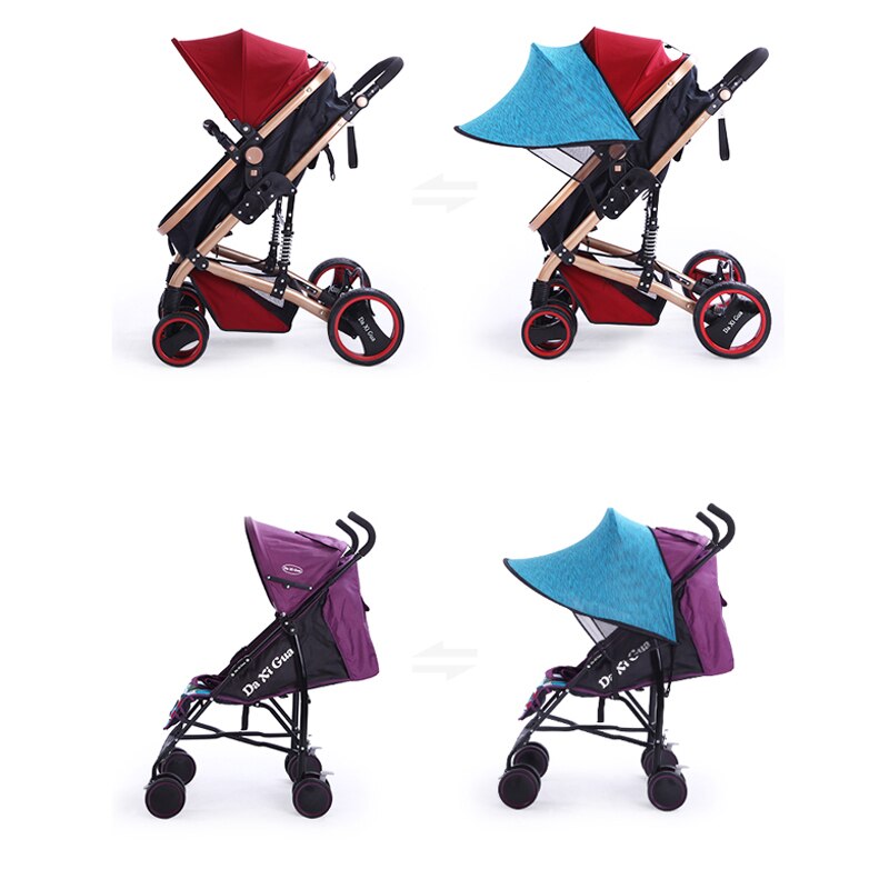 Baby Stroller Sun Visor Rain Cover Canopy Cover Fo... – Grandado