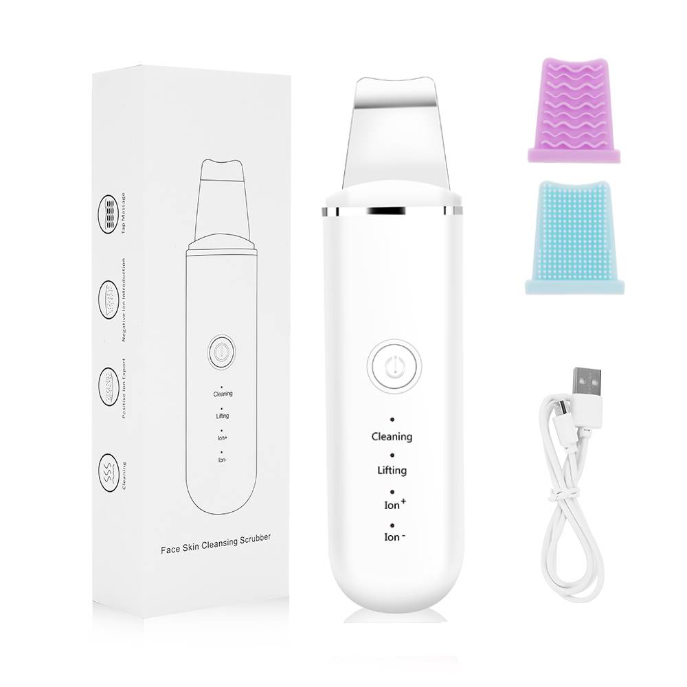 Ultrasonic Skin Scrubber Vibration Face Spatula Bl... – Vicedeal