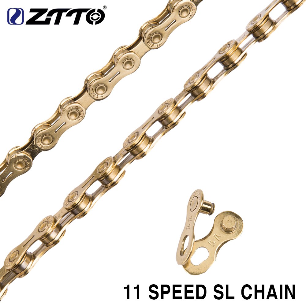 ZTTO Bicycle 11 Speed Golden Coating Chain 11v Hol... – Vicedeal