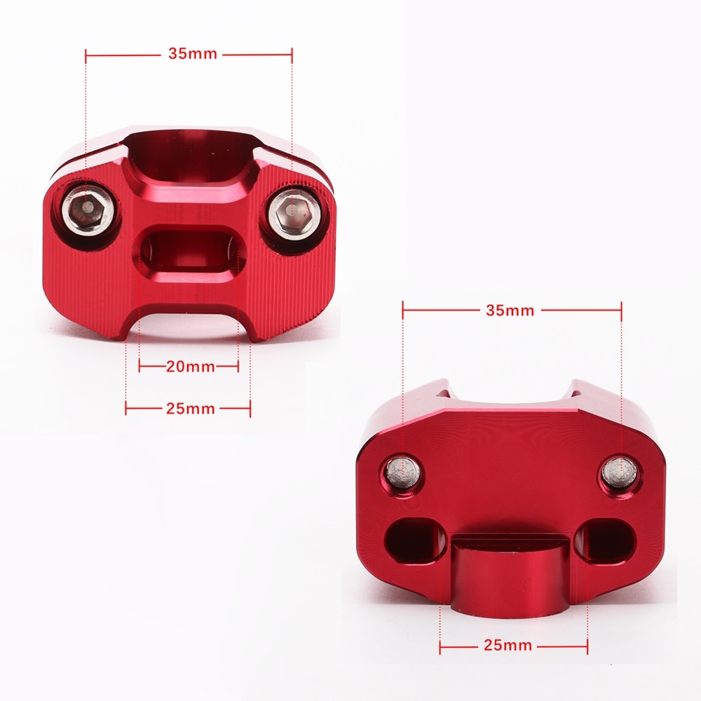 1 pair CNC 22mm 28mm Off Motorcycle Bar Clamps Han... – Grandado