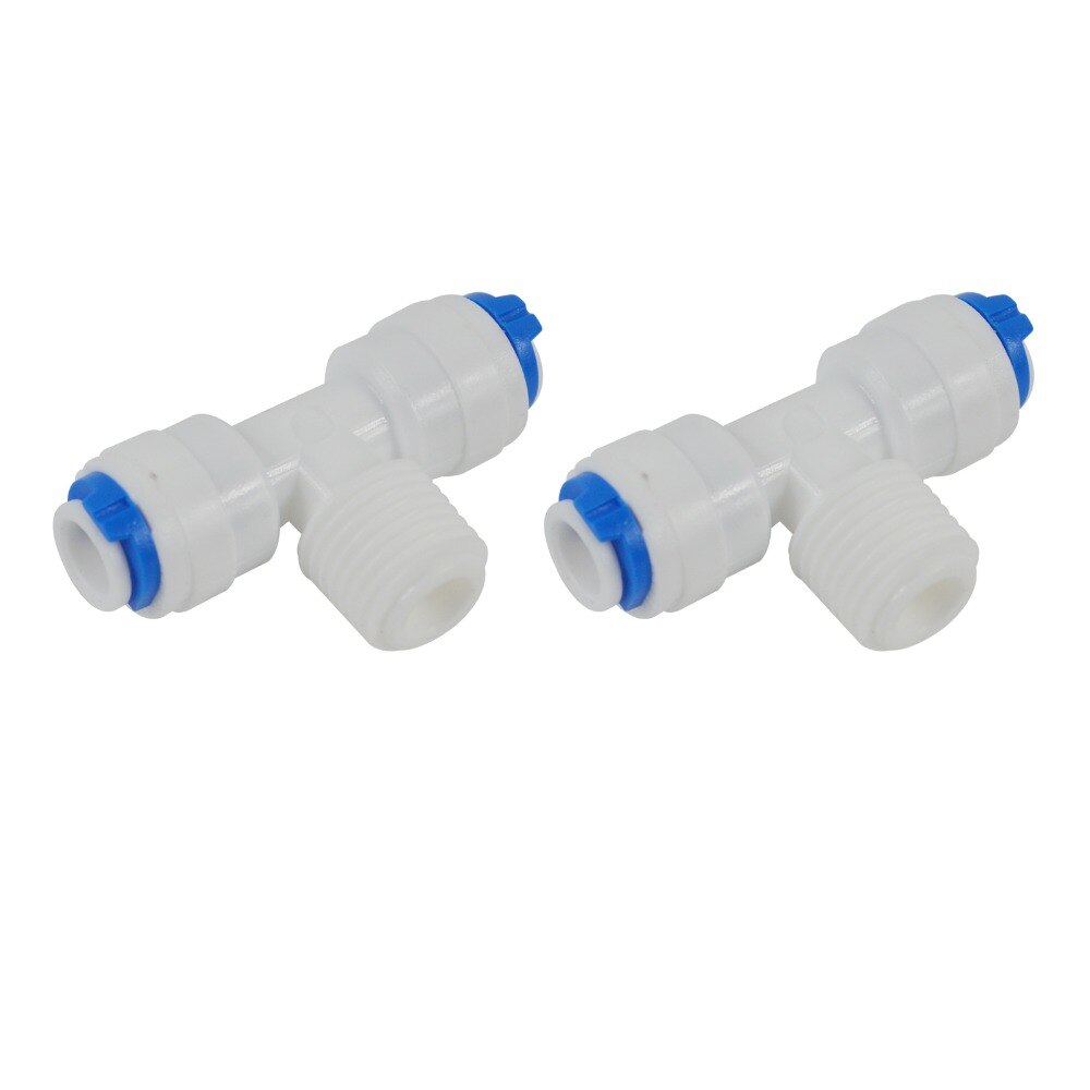 Male Branch Tee 1/4-Inch Quick Connect RO System a... – Grandado
