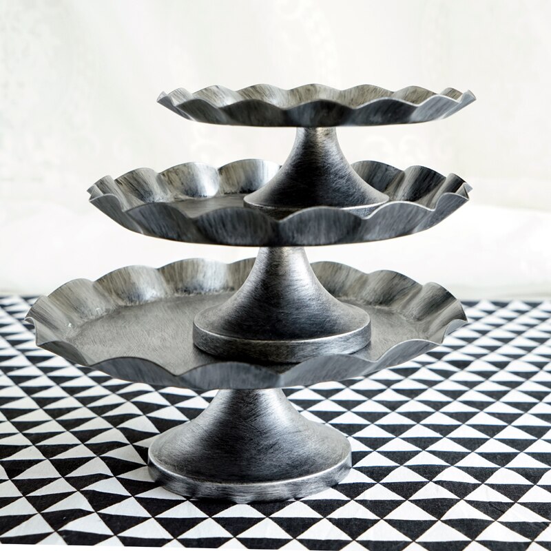 JAROWN Wedding Props Matte Black Cake Stand Europe... – Vicedeal