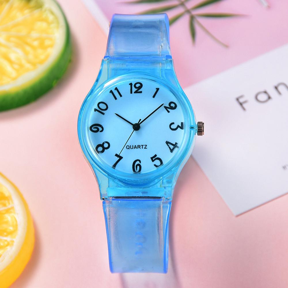 Kids Watches Lovely Cute Pure Color Silicone Rubbe... – Vicedeal