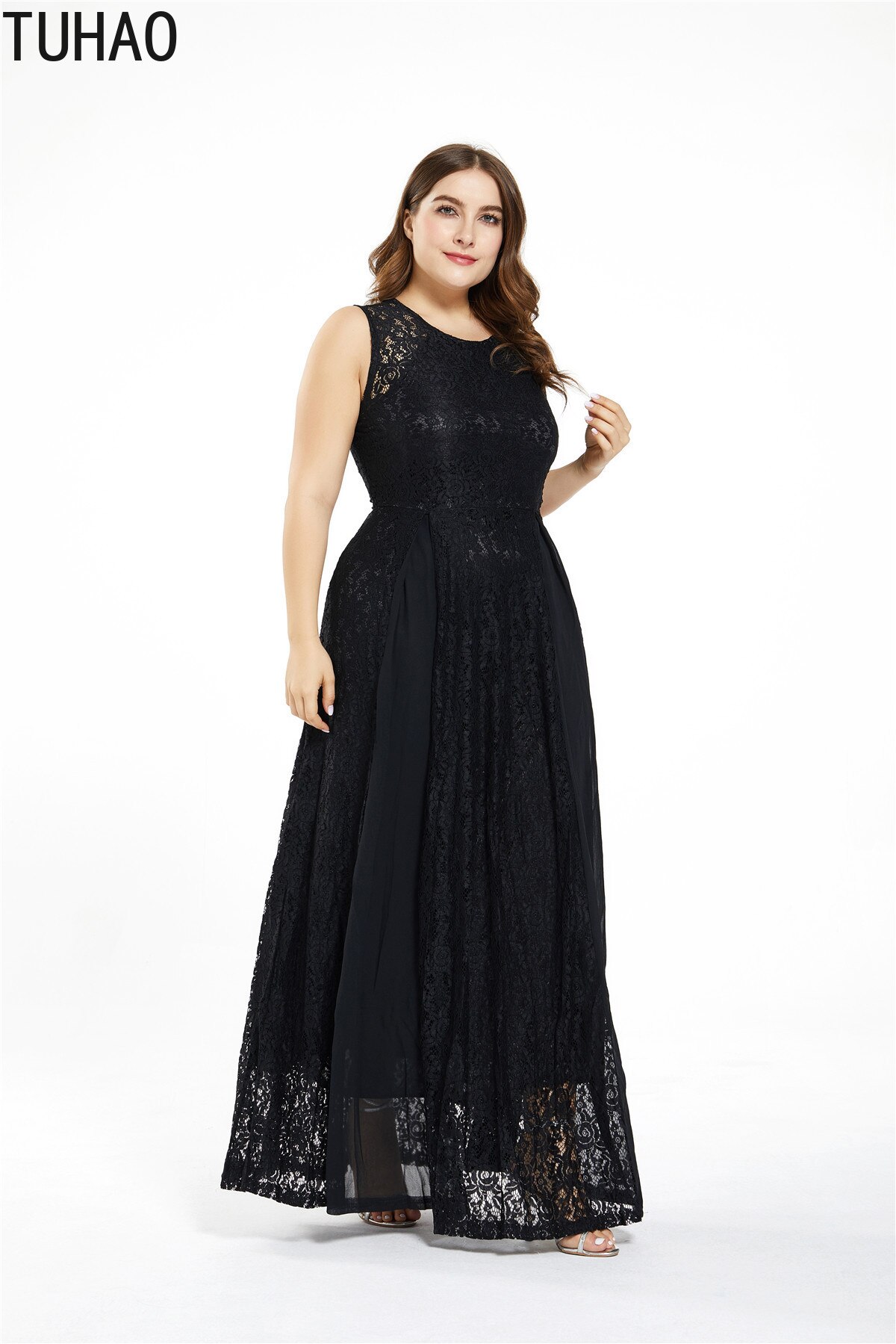 TUHAO 7XL 6XL 5XL 4XL Plus Size Dress Women Summer... – Grandado