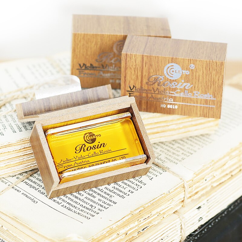 Violin Viola Cello Bows Rosin Luxurious Cuboid Woo... – Vicedeal