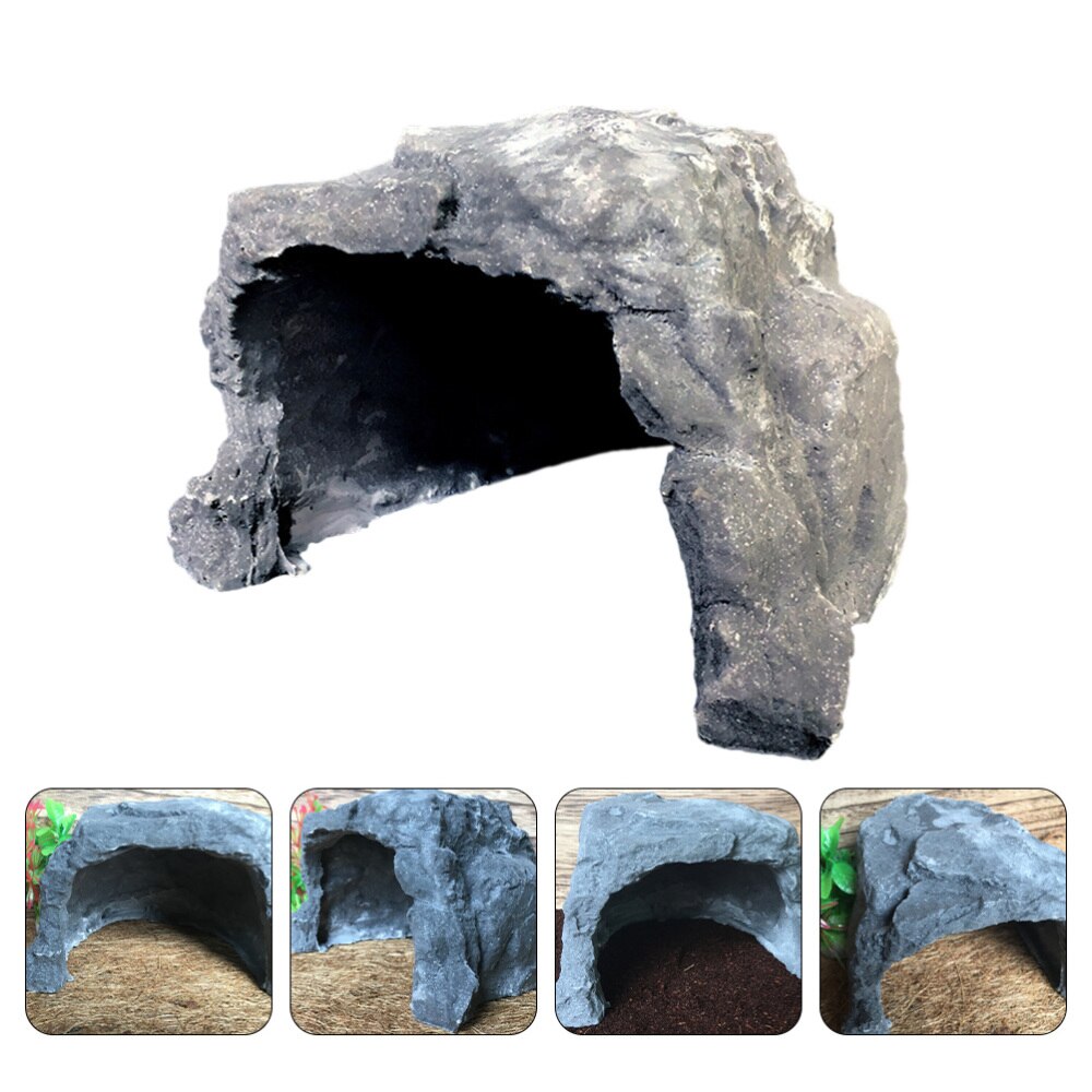 1Pc Decorative Hiding Cave Reptile Cave Ornament L... – Grandado