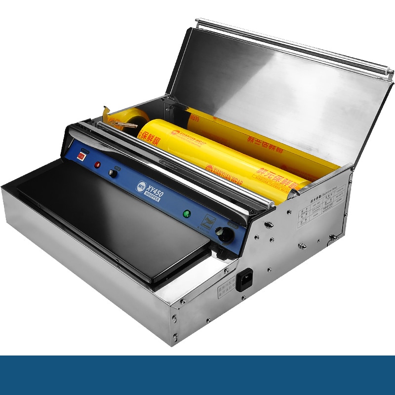 Commercial plastic wrap packaging machine Supermar... – Grandado