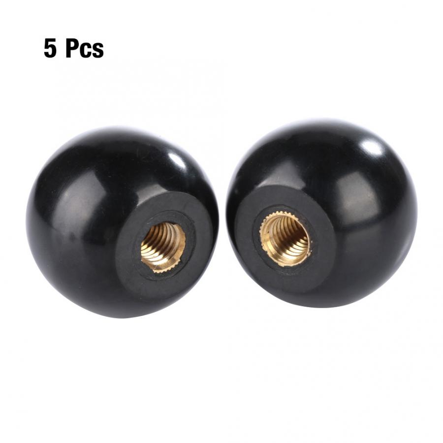 5Pcs Black Round Ball Bakelite Lever Knob M8/M6 Ma... – Vicedeal