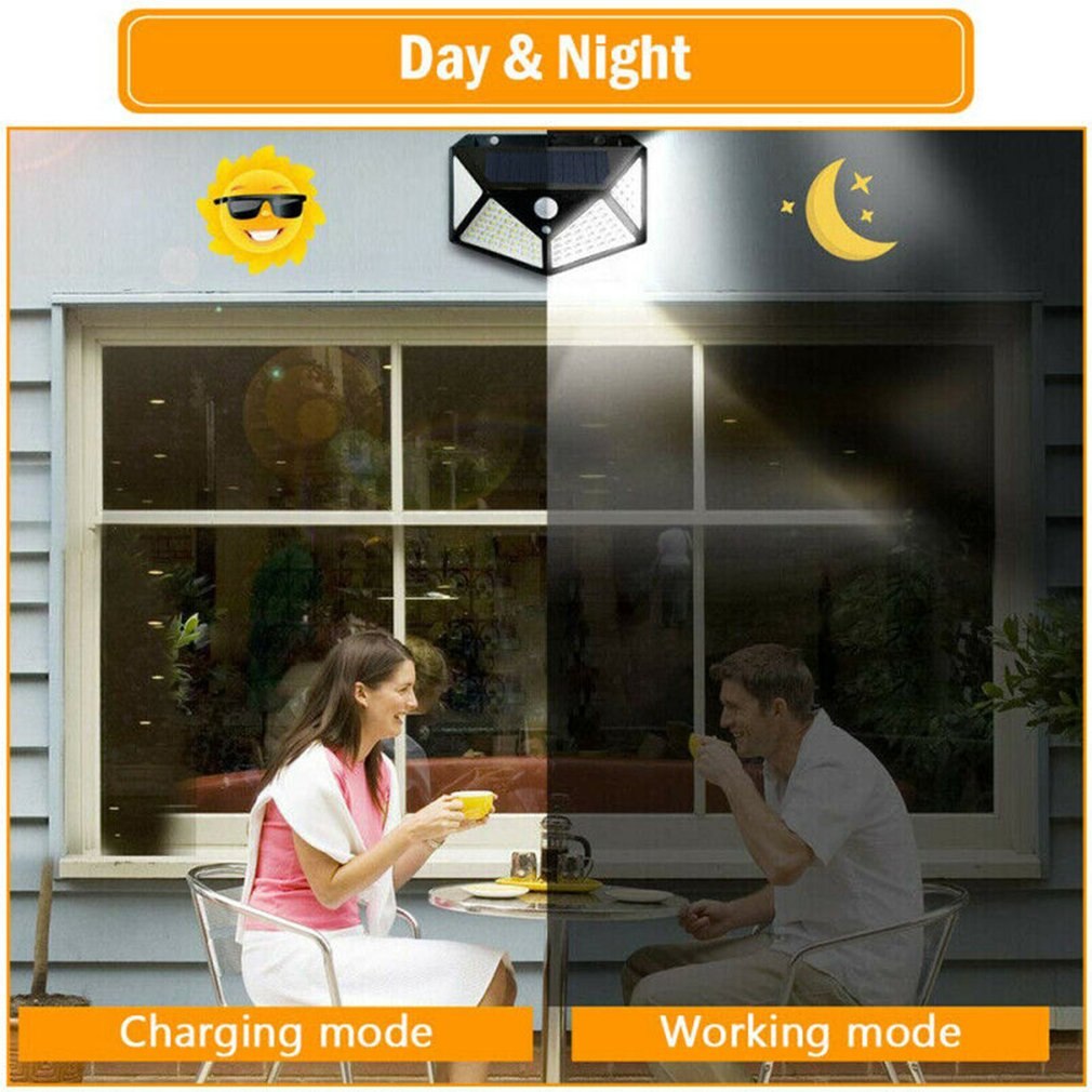 Solar Induction Wall Light Outdoor Garden Light Ba... – Grandado