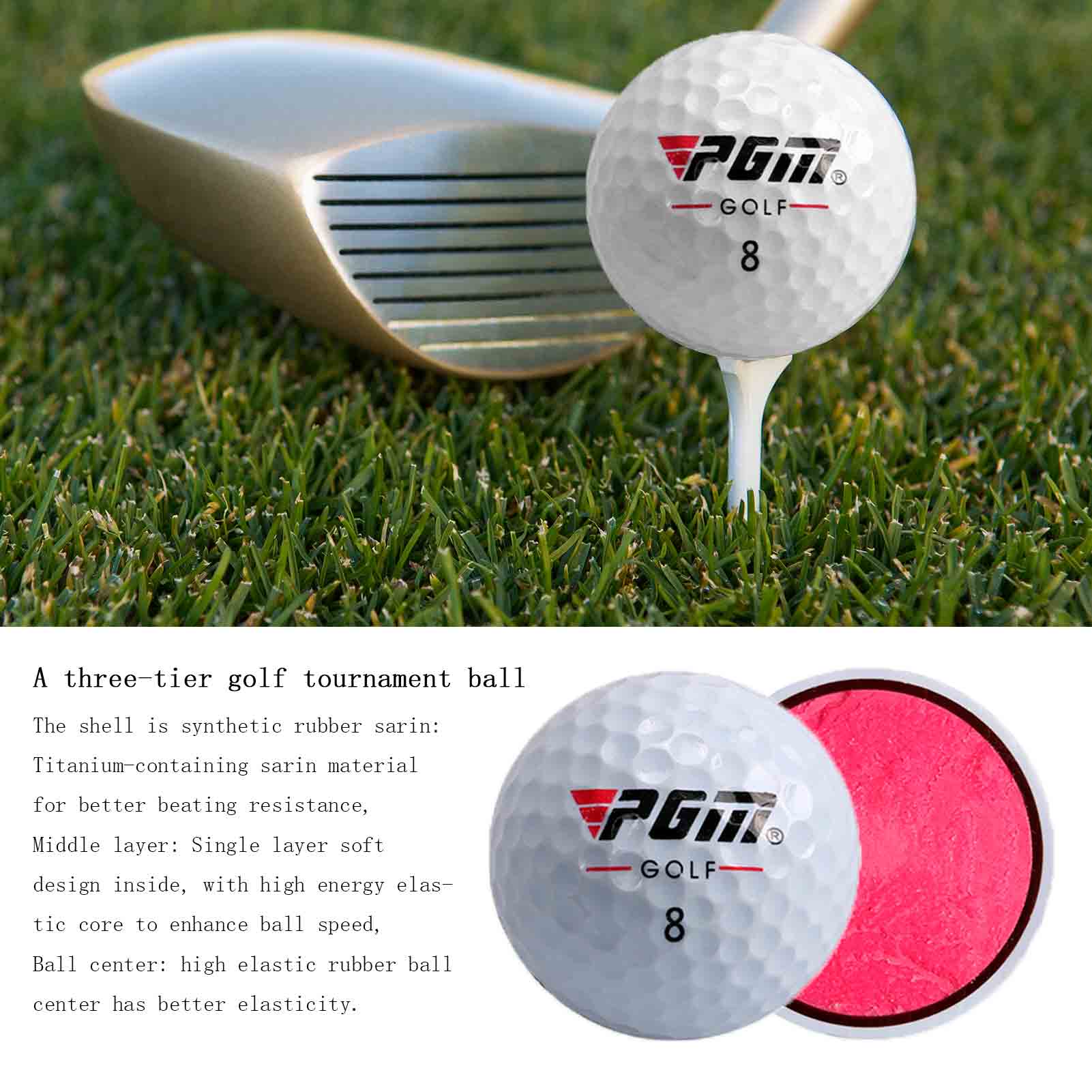 3 Pcs Golf Balls Soft To Touch, Stable Flight Supe... – Vicedeal