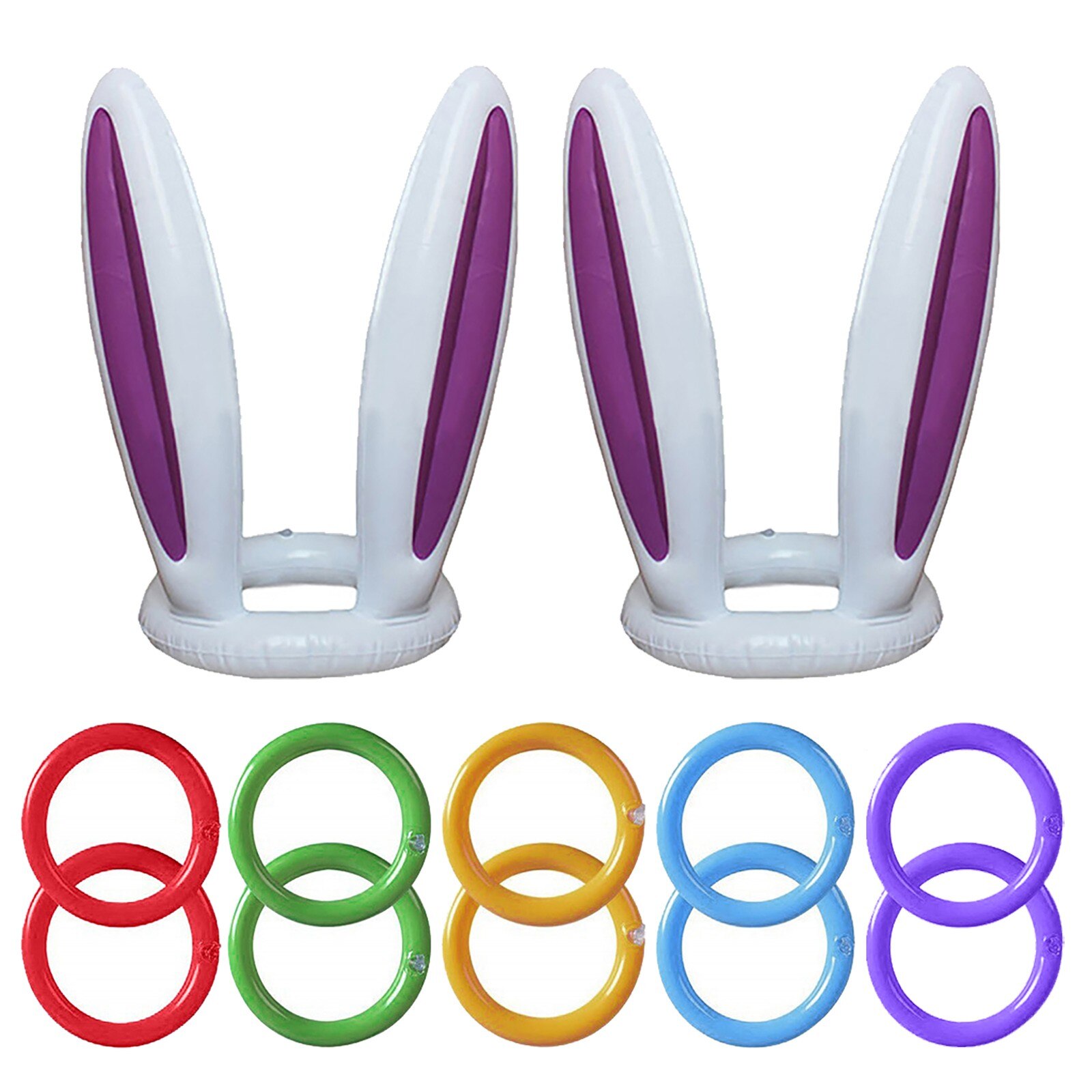 Easter Game Inflatable Rabbit Ears Hat Ring Toss E... – Grandado