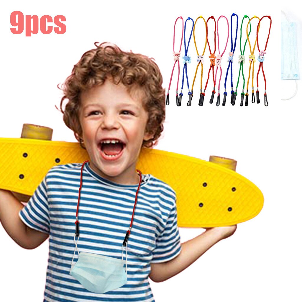 9pcs Adjustable Face Mask Lanyard Handy Convenient... – Grandado