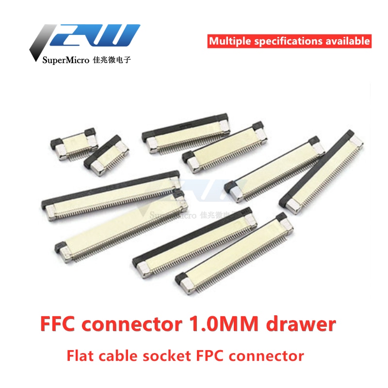 10pcs / lot FFC / FPC flat cable socket 1.0MM conn... – Vicedeal