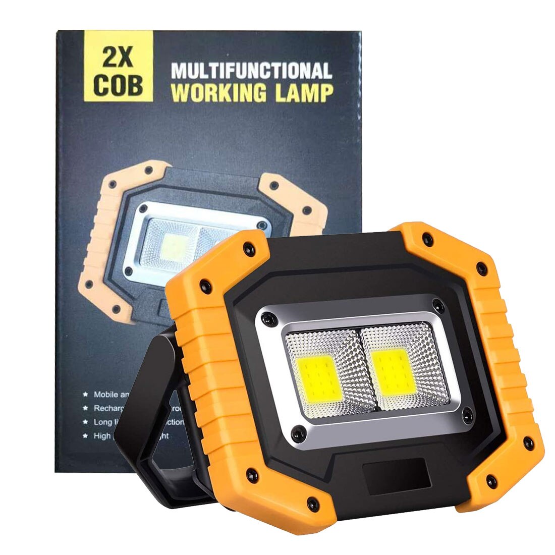 Power COB Work Lamp USB LED Portable Lantern Recha... – Vicedeal
