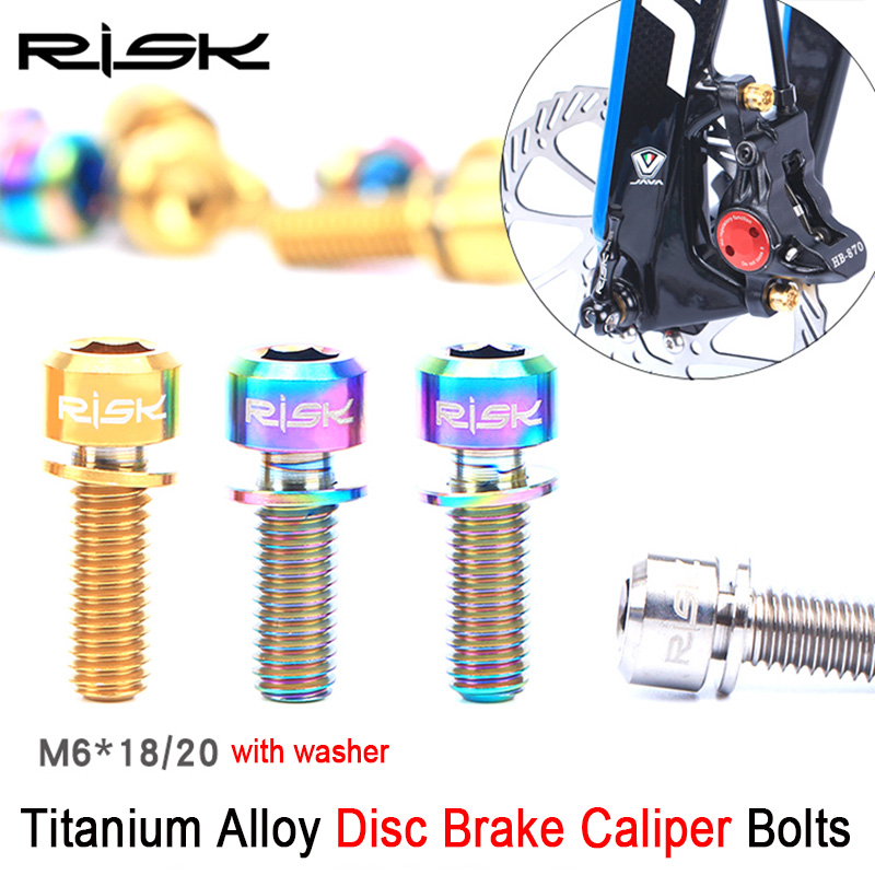 RISICO 4pcs M6 * 18mm M6 * 20mm Titanium Legering ... – Vicedeal