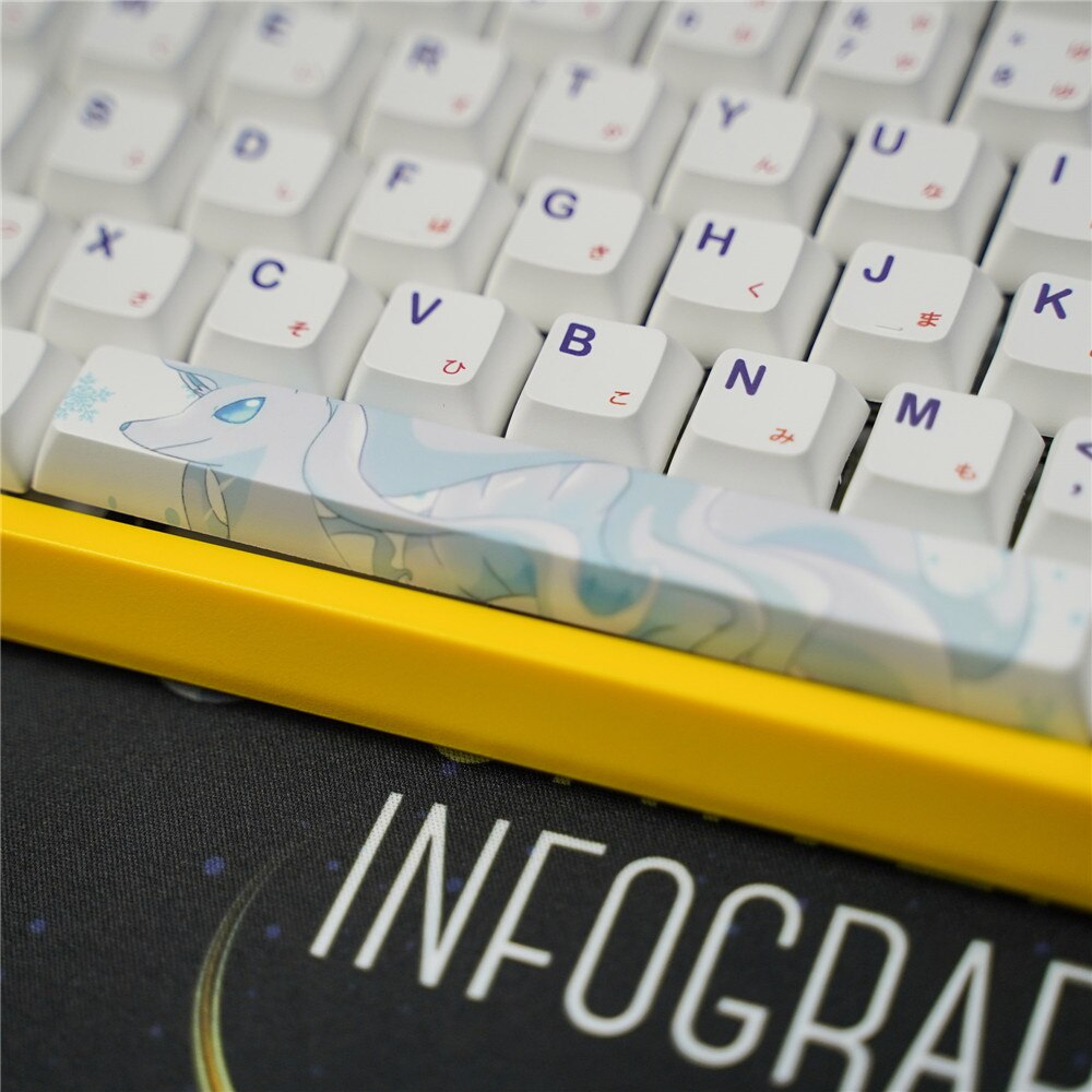 XDA Profile Keycap PBT Arora Keycaps DYE-Subbed Key For GH60 XD64 GK64 ...