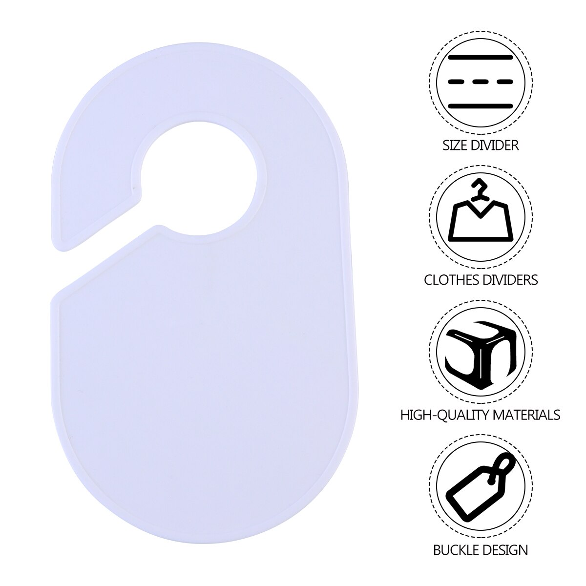 18 Pcs Clothing Size Divider Plastic Size Divider – Vicedeal