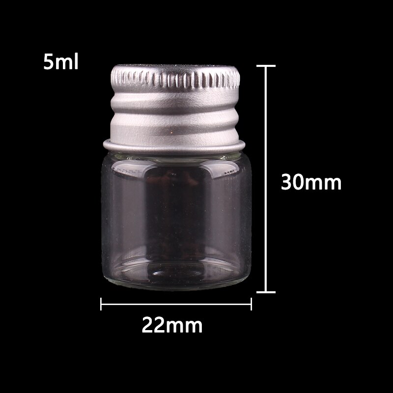 Dia 22mm 5ml 10ml 20ml 25ml Transparent Glass Bott... – Vicedeal