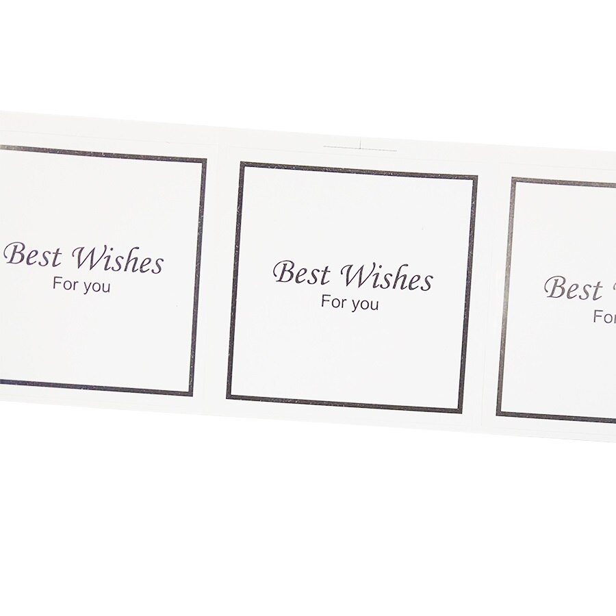 30Pcs/lot Black & White Seal Sticker with best Wis... – Grandado