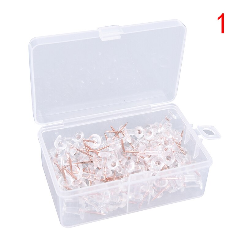 100pcs Metal Map Tacks Push Pins Acrylic Head With... – Grandado