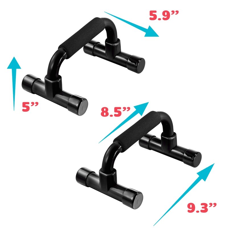 2Pcs Sports Fitness Muscle Exerciser I-Shaped Push... – Grandado