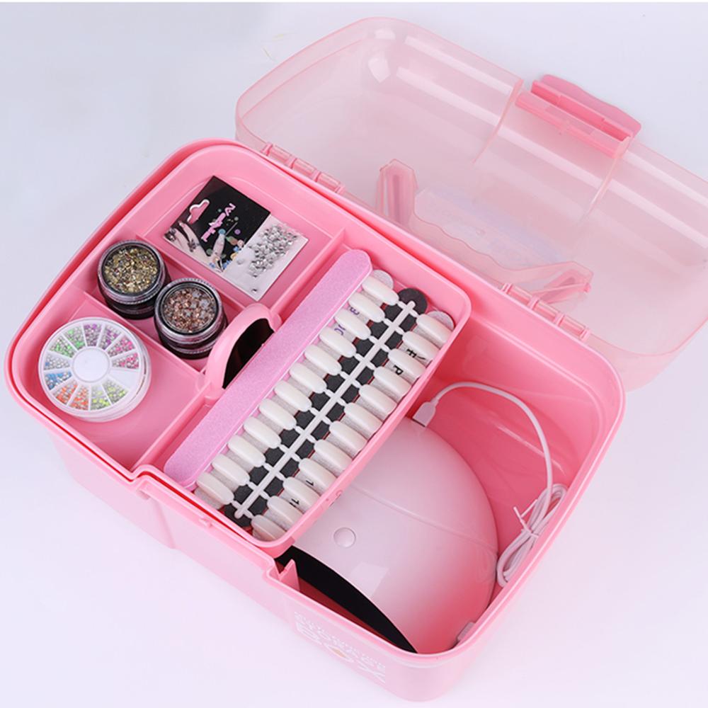 Home Hand-held Desktop Cosmetic Storage Box Nail T... – Grandado