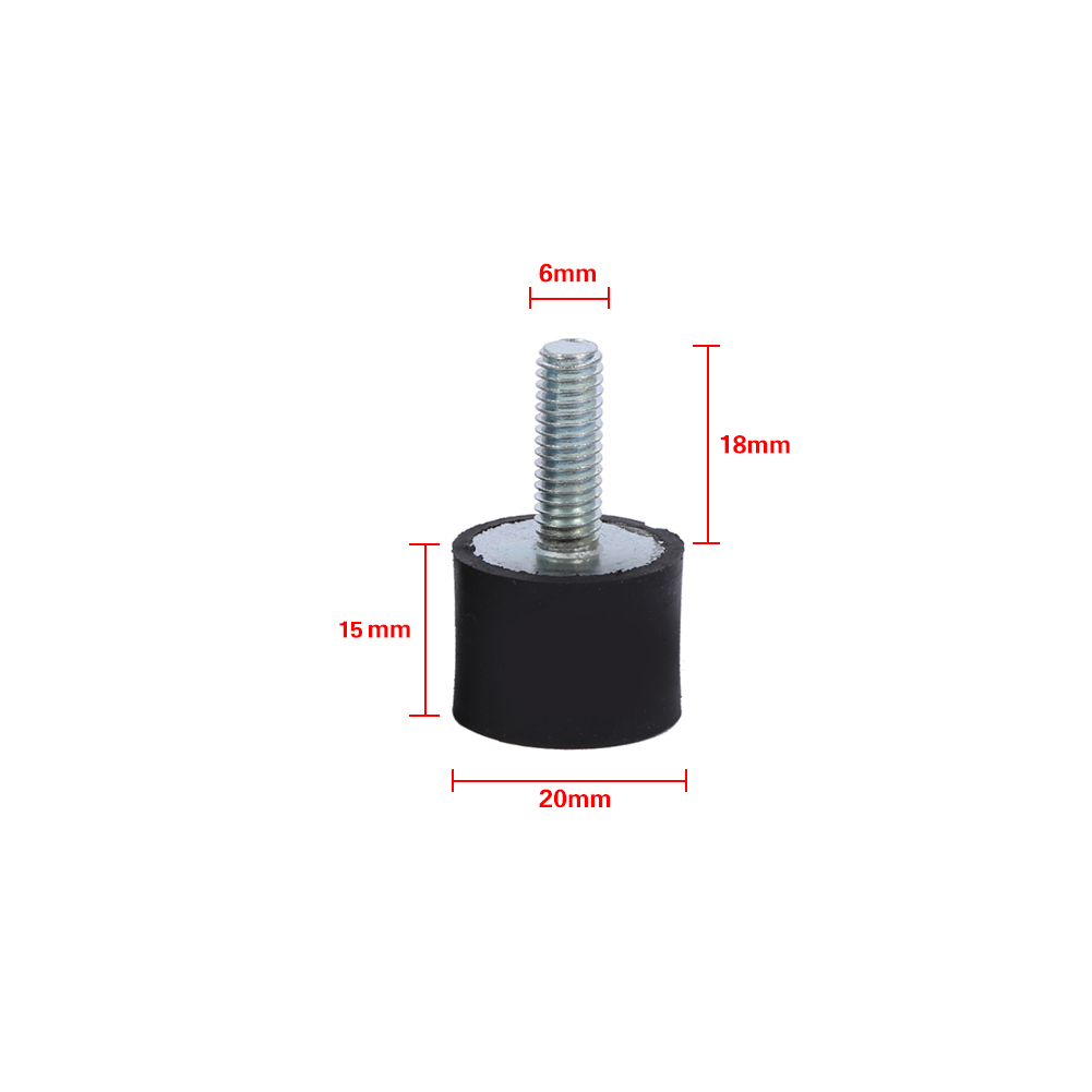 4x M6 Rubber Mounts Shock Absorber Anti Vibration ... – Grandado