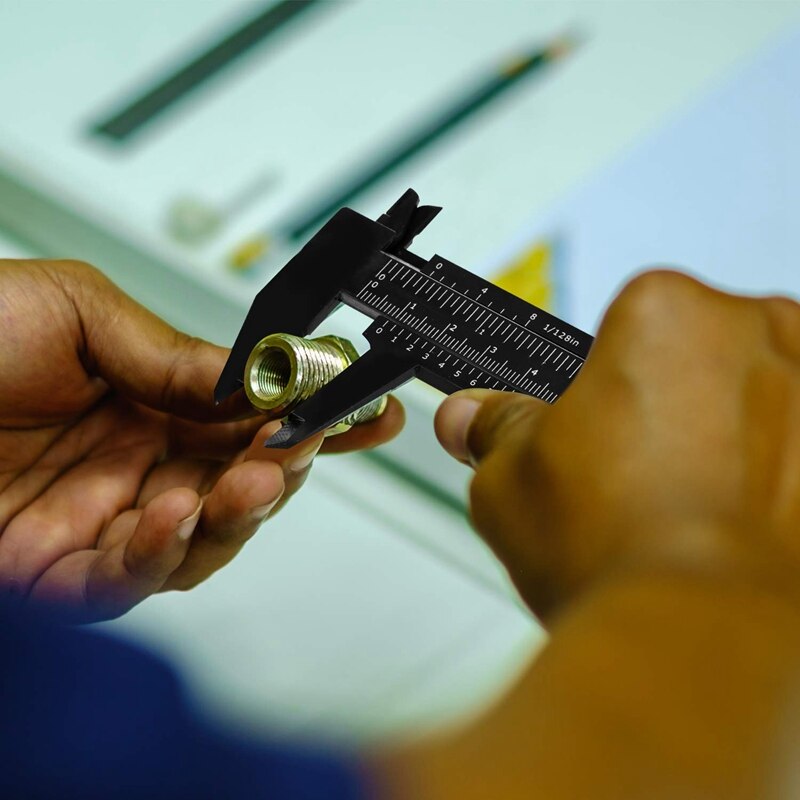 10 Pieces 150 mm Mini Plastic Caliper Vernier Cali... – Grandado