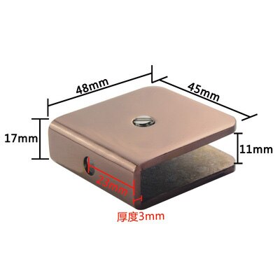 Stainless Steel 304 Glass Fixed Clip Bathroom Glas... – Grandado