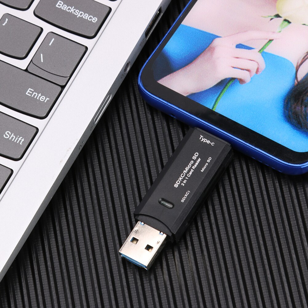 3 in 1 OTG Memory Card Readers Households Computer... – Vicedeal