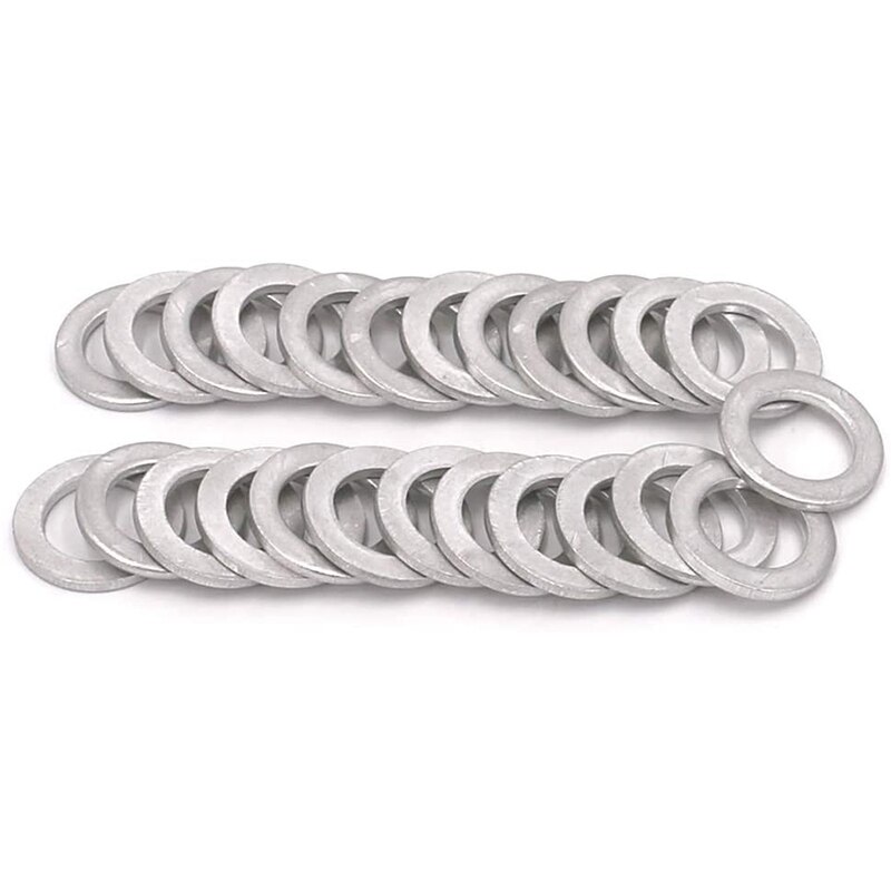 50 Pieces Engine Oil Crush Washers Drain Plug Gask... – Grandado