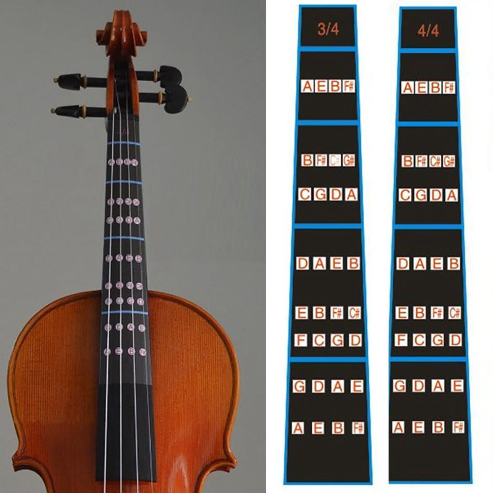 Beginner Practice 4/4 3/4 Violin Fingerboard Scale... – Vicedeal