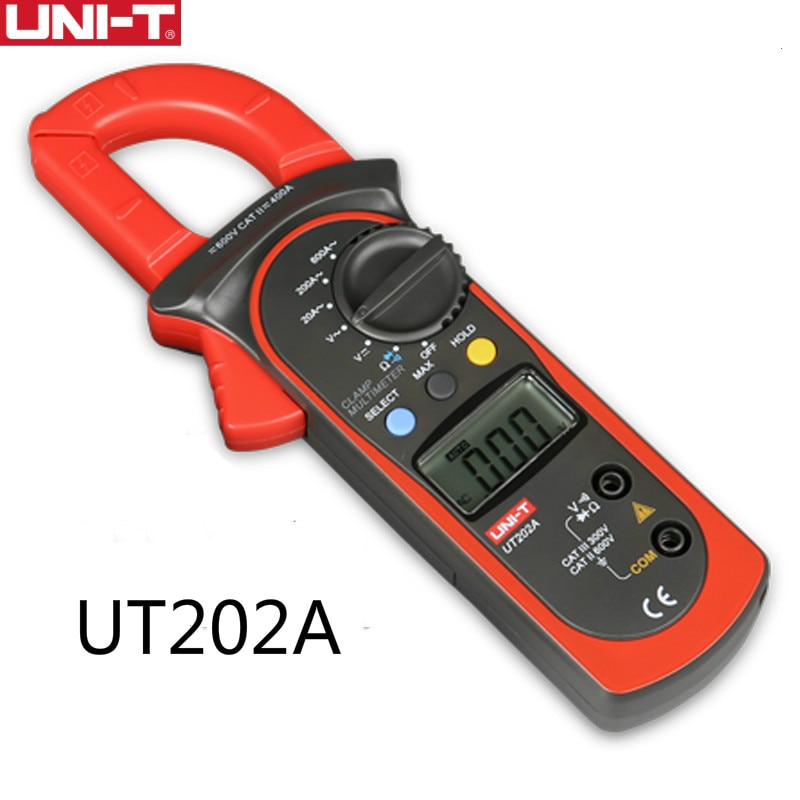 UNI-T UT202A clamp meter 600A digital Current Mete... – Vicedeal