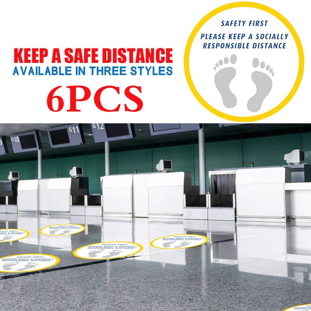 6PC Ground sign Isolated label Please Keep Wait He... – Grandado