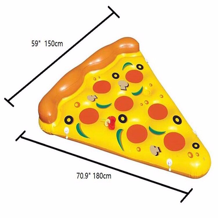 Inflatable Pizza Floating Row Pvc Water Toy Floati... – Vicedeal