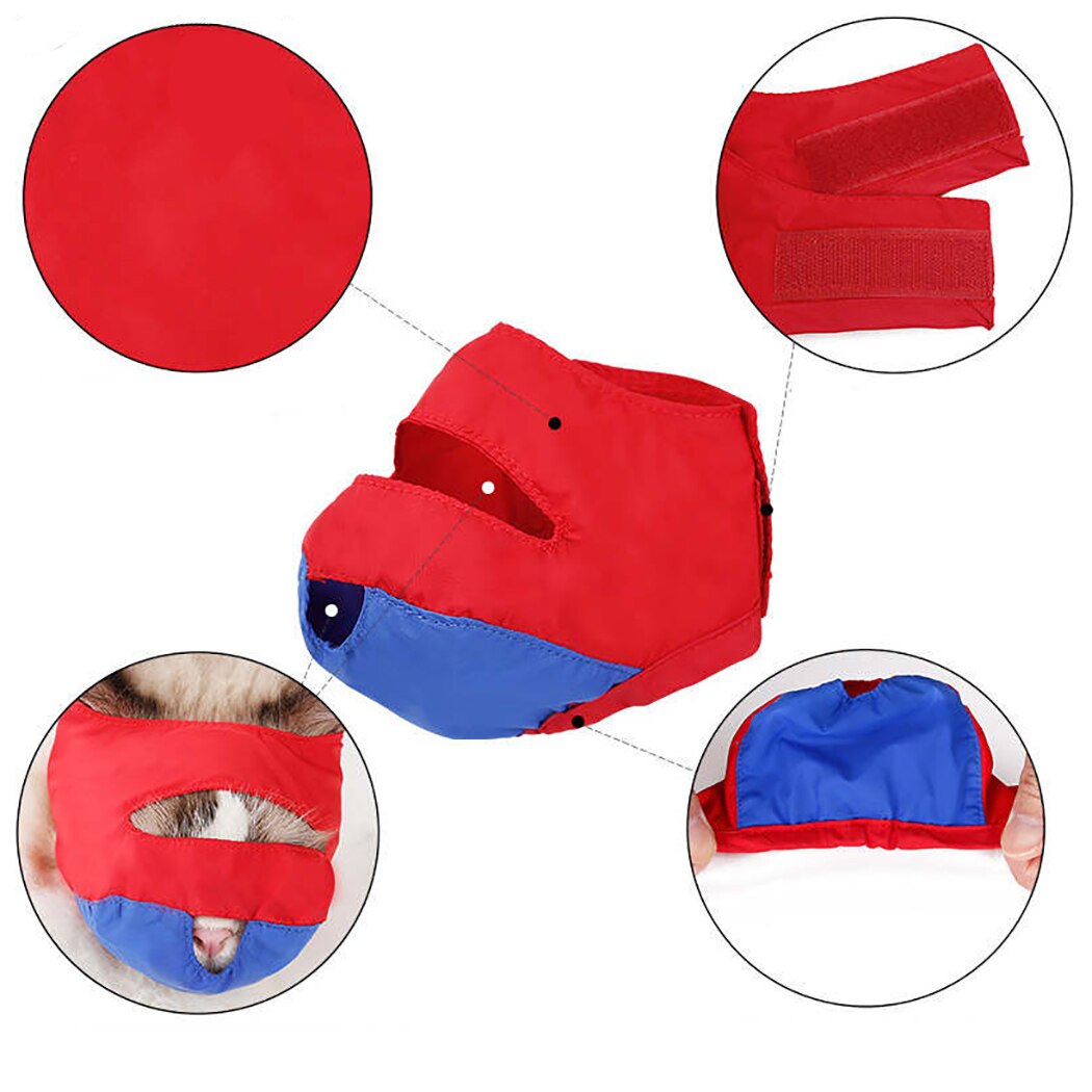 Cat Protective Cover Cat Muzzle Protective Breatha... – Grandado