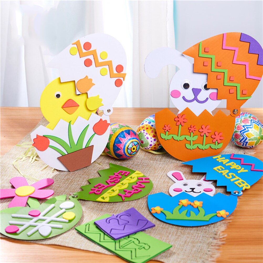 4PCS Easter DIY Material Kit Educational Easter Eg... – Grandado