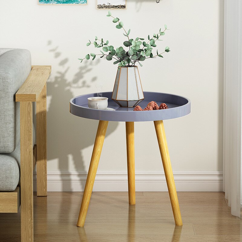 Japanese High Side Table Bedside Table Wooden Ins ... – Grandado