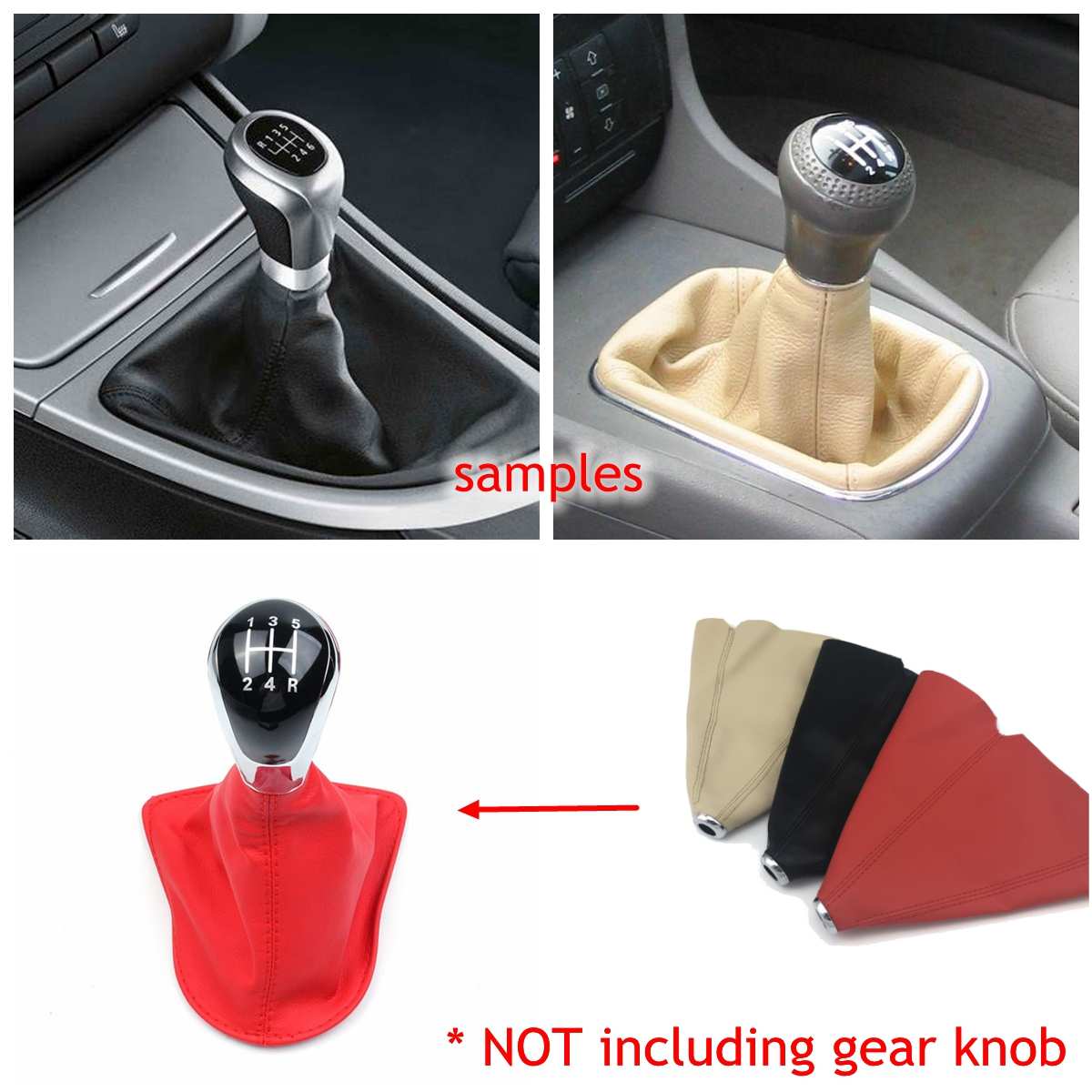 Universal PU Leather / Flannel Gear Shift Collars ... – Grandado