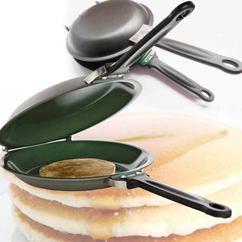 Reversible flip Non-Stick Frying Pan Pancake Egg C... – Grandado