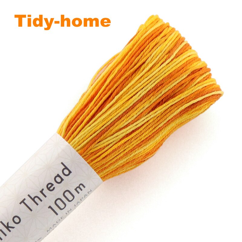 100Meter/piece Sashiko Gradient Color Thread 100% ... – Grandado
