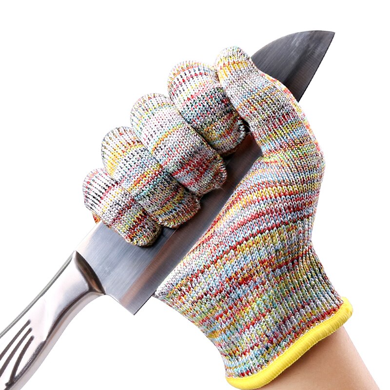 Cut Resistant Gloves GMG Multicolor HPPE EN388 ANS... – Grandado
